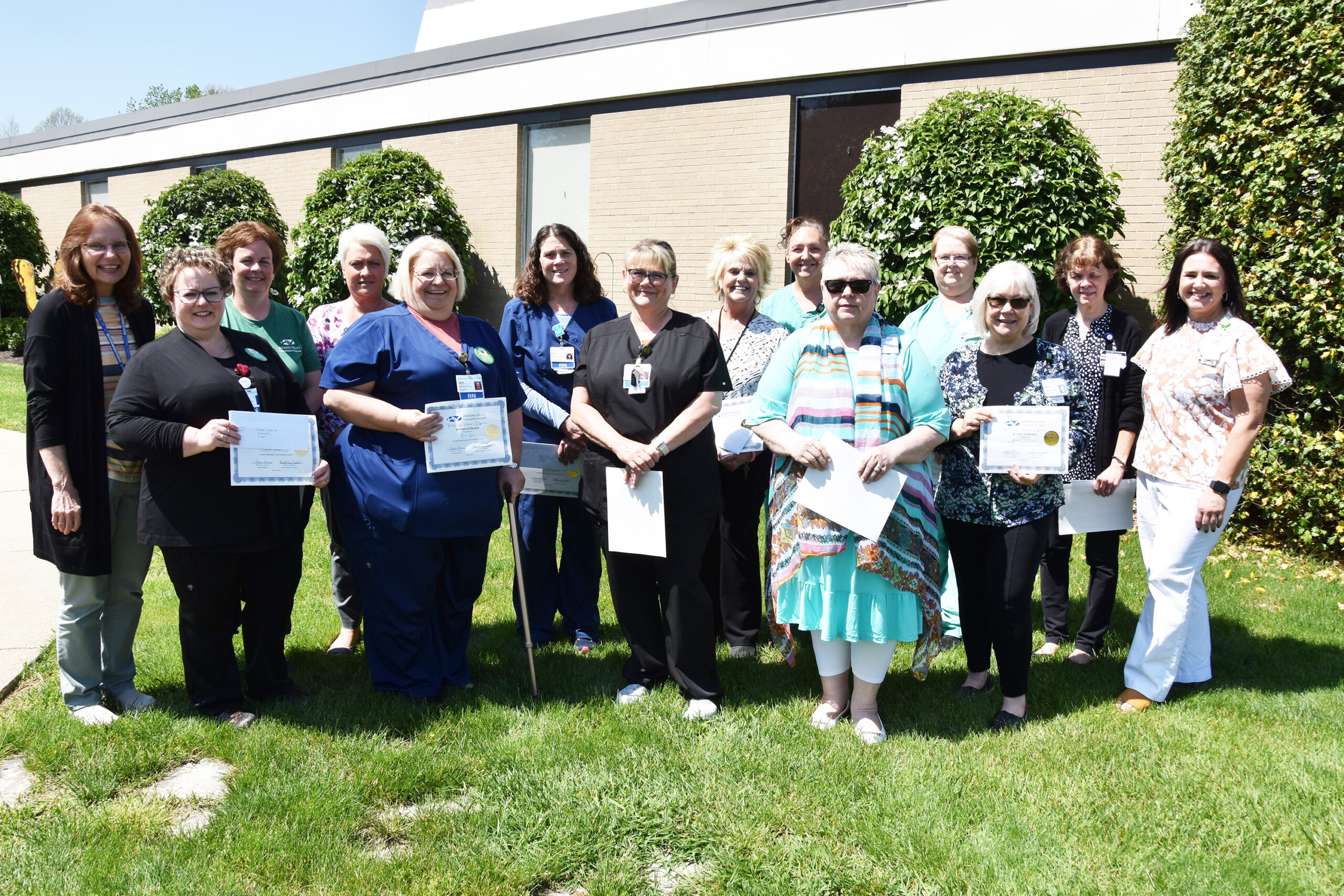 HVCH recognizes employees for years of service - Hocking Valley ...